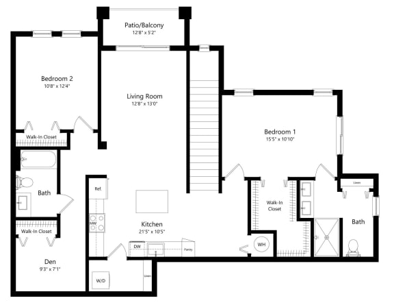 Floor Plans of Boca Vue Luxury Apartments in Boca Raton, FL